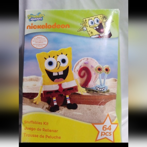 Toys | Sponge Bob Squarepants Stuffables Kit 64 Pcs The Box Swollen But ...